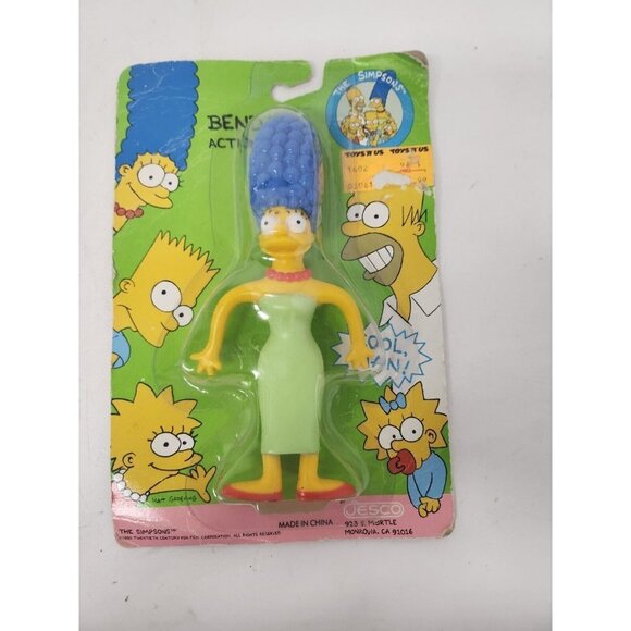 Jesco | Toys | Vintage 9s The Simpson Marge Simpson Bendable Action ...